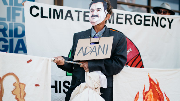 Anti-Adani action described as 'most dangerous' protest yet