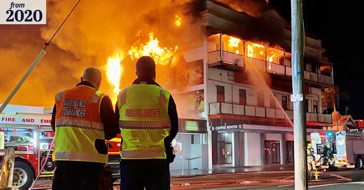 Bundaberg hostel paid tribute to Childers fire victims before Monday blaze