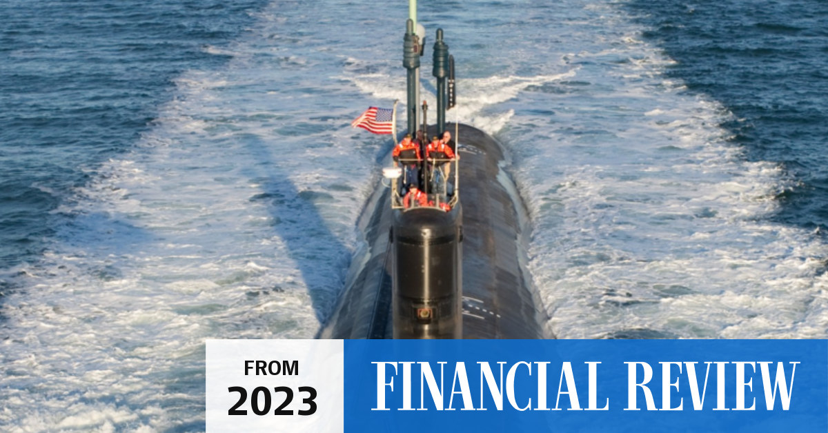 Australia to buy up to five Virginia class subs as part of AUKUS