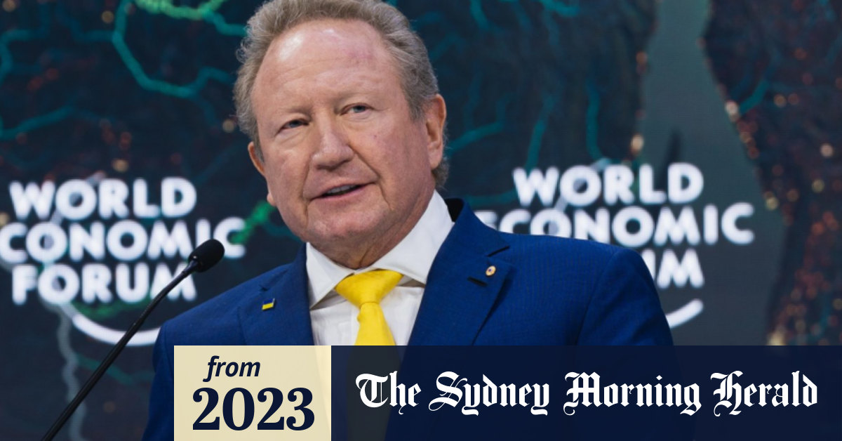 Fortescue sets iron ore record, Andrew Forrest talks up green energy goals