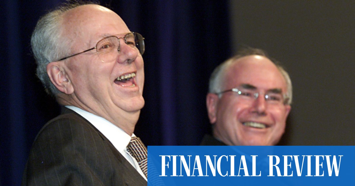 Tony Staley, former Liberal Party national president, dies aged 83