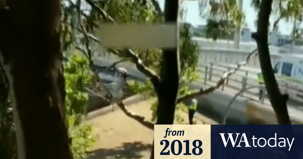 Man carrying knife suffers electric shock on train tracks in East Perth ...