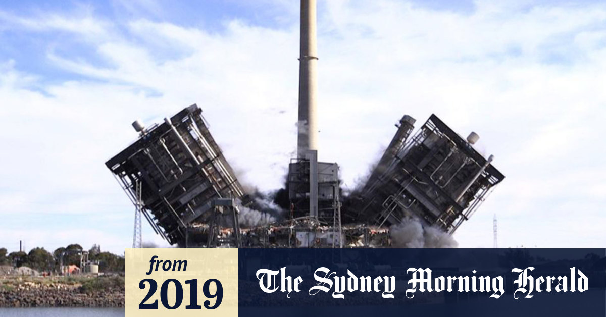 What happens after a power station shuts down?