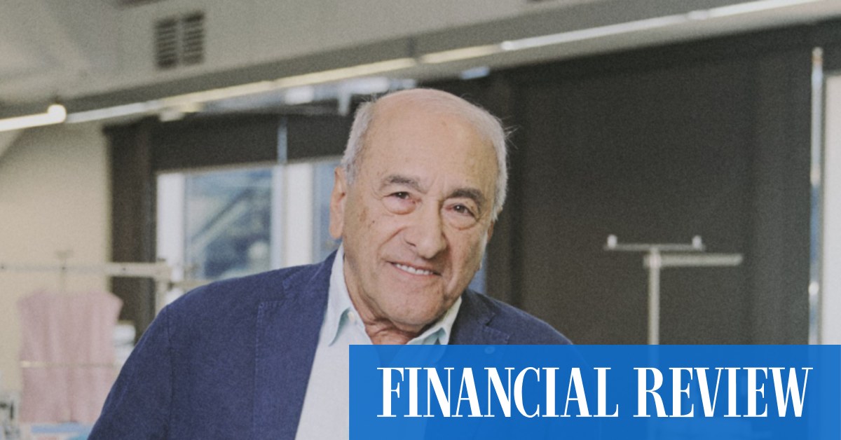 Cue founder Rod Levis honoured as Australian Fashion Laureate