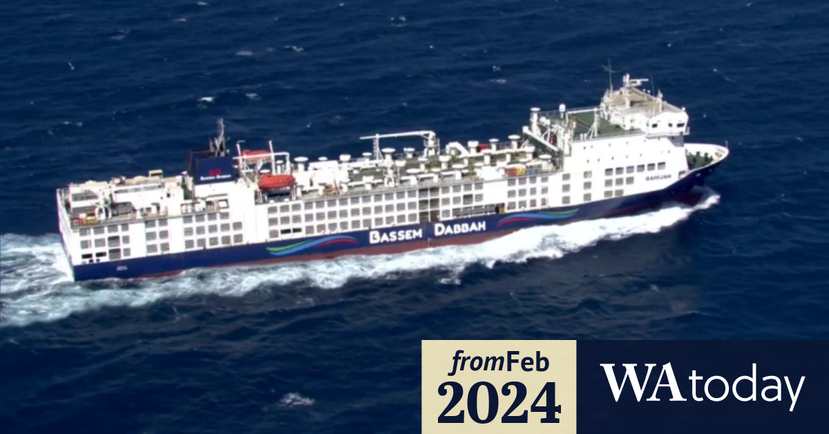 Live export ship: Livestock offloaded as export ship off WA remains in ...