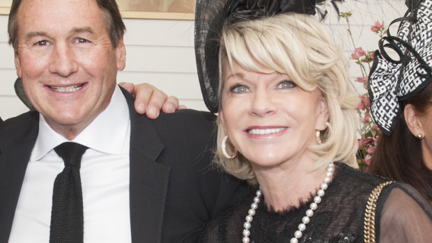 Perth rich lister Rhonda Wyllie ties the knot under a ceiling of roses