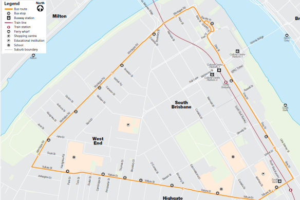 New free Brisbane bus loop rolls out as roadwork ramps up