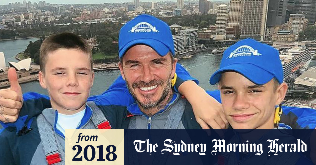 David Beckham's run-in with Sydney paparazzi