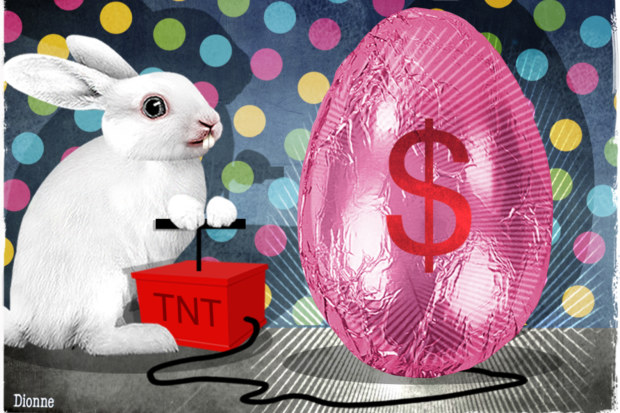 Easter eggs and other chocolate will be about 9 per cent more expensive this year because cocoa ...