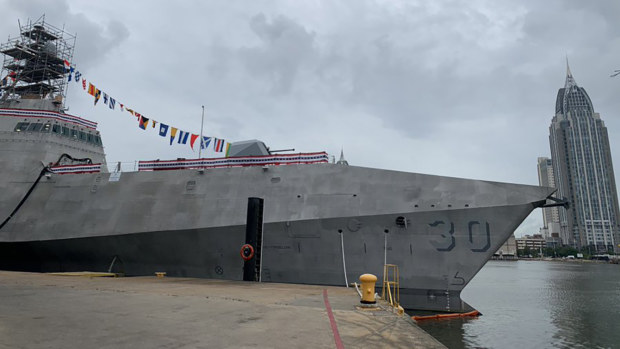 USS Canberra a shiny new symbol of US-Australia relations