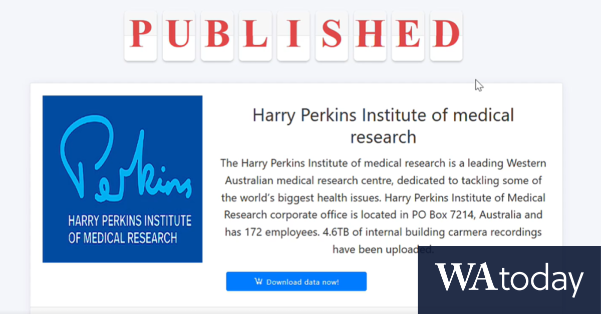 Perth’s Harry Perkins Institute of Medical Research falls victim to ...