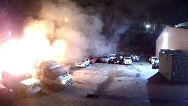 Teens charged with setting ice-cream truck on fire at Gold Coast