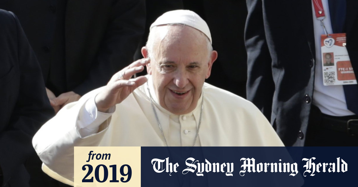 Pope says weary Church 'wounded by her own sin' in reference to abuse