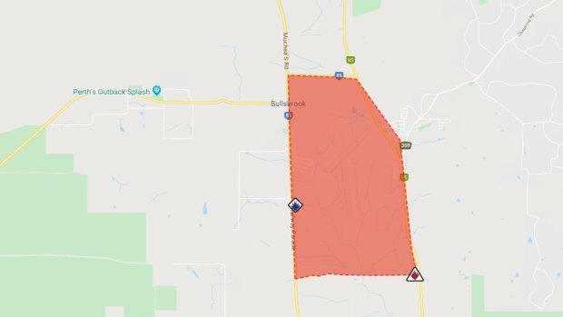 Bullsbrook bushfire threat downgraded