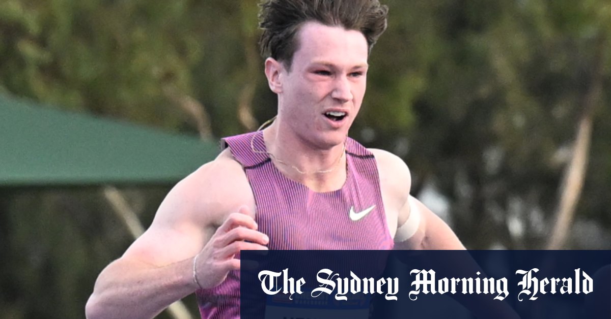 Lachlan Kennedy says he will run less than 10 seconds over 100m