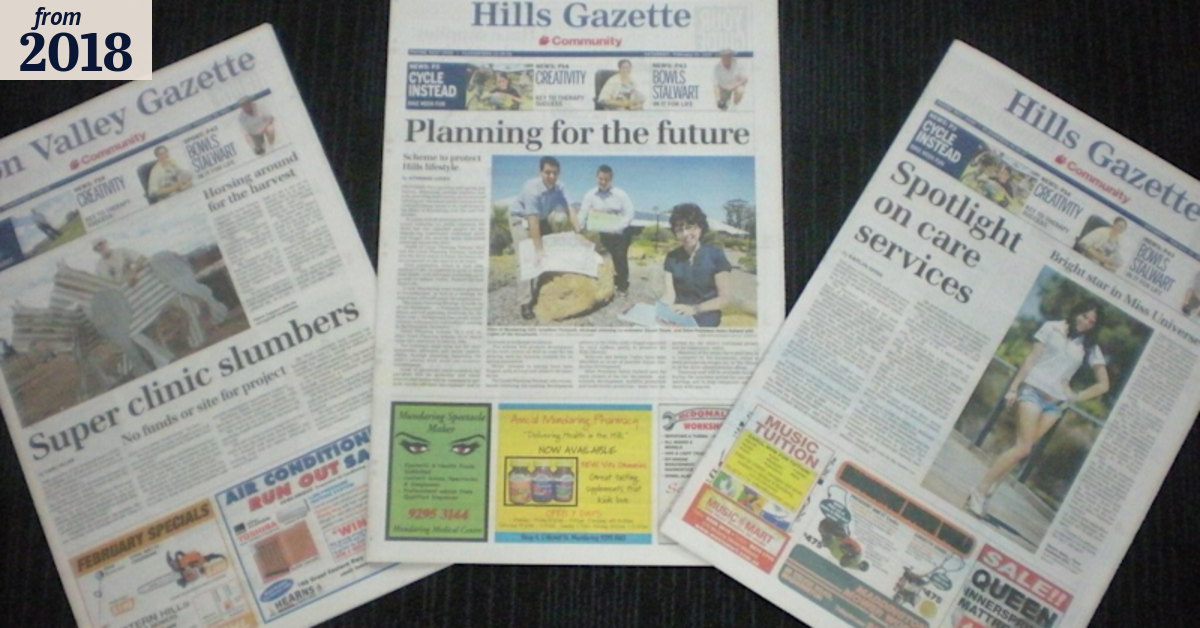 Perth's Community Newspaper Group is closing five mastheads including ...