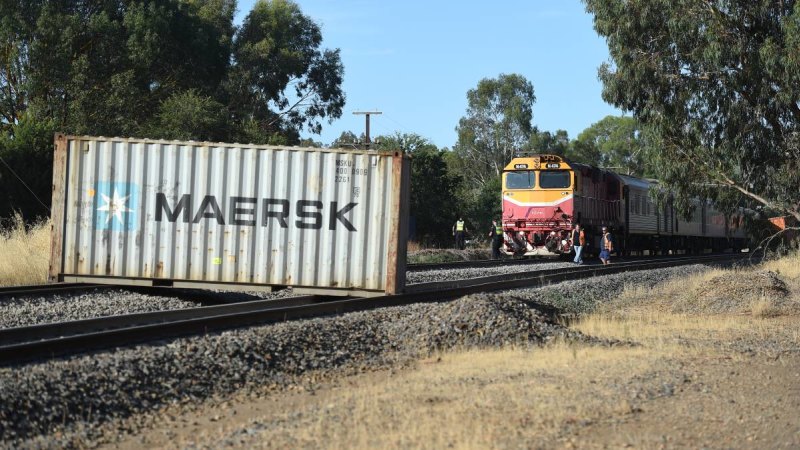 Passenger and freight trains crash in north-east Victoria