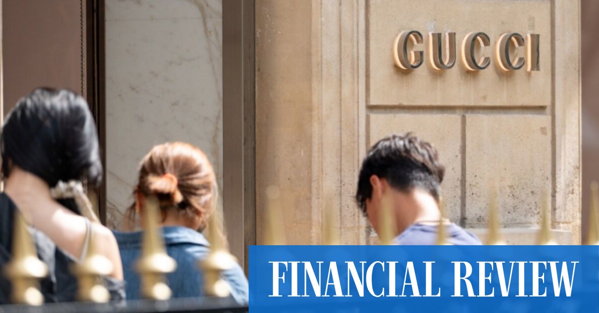 Gucci sales fall as Kering lags peers facing luxury slowdown
