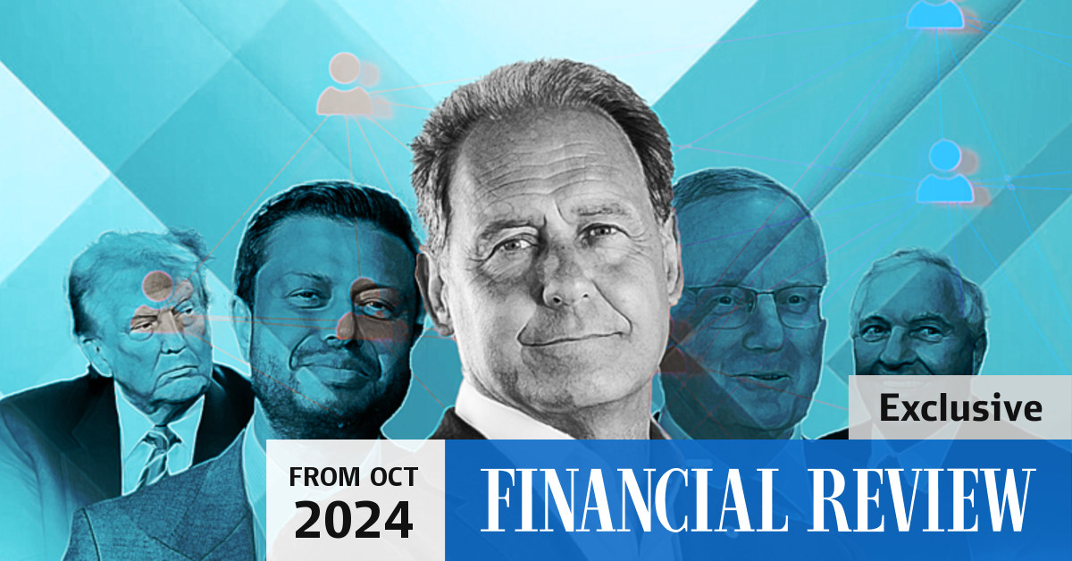 Mark Barnaba’s personal ties with Donald Trump, Andrew Forrest, Robin ...