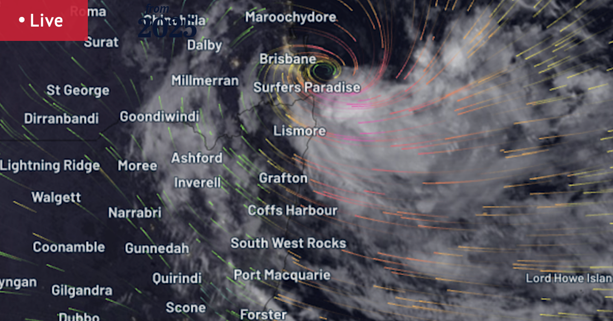 Cyclone Alfred tracking LIVE updates: Brisbane, Queensland BoM storm ...