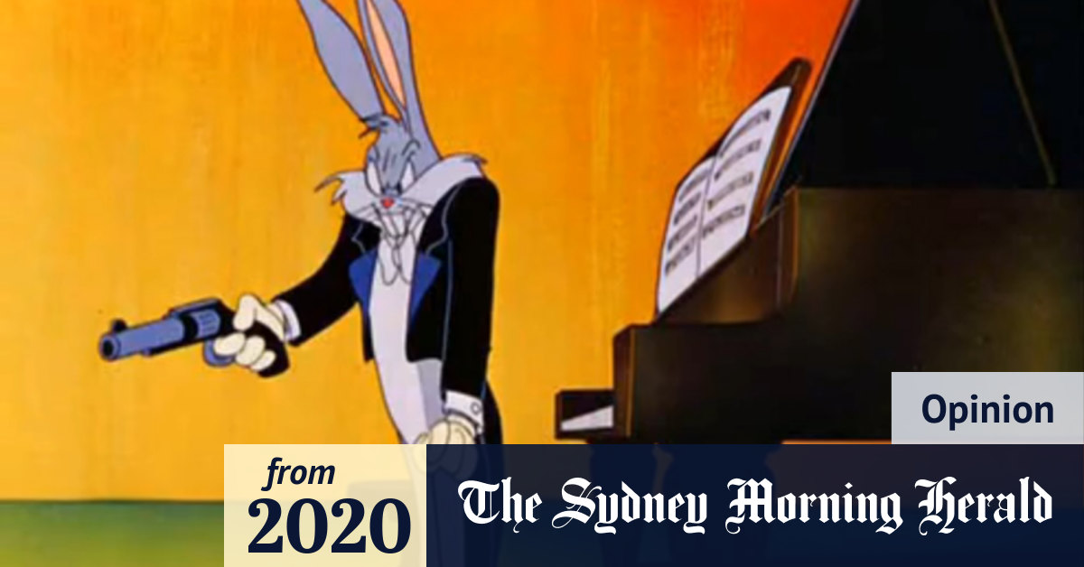 The bunny or the gun? They're robbing cartoons of their firepower