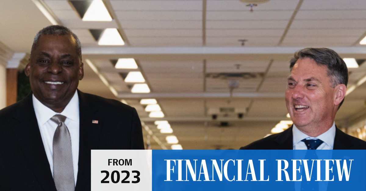 Marles backs Austal and hints at three-way AUKUS submarine design