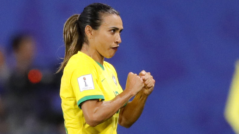 Marta on the spot as Brazil through with 1-0 win against Italy