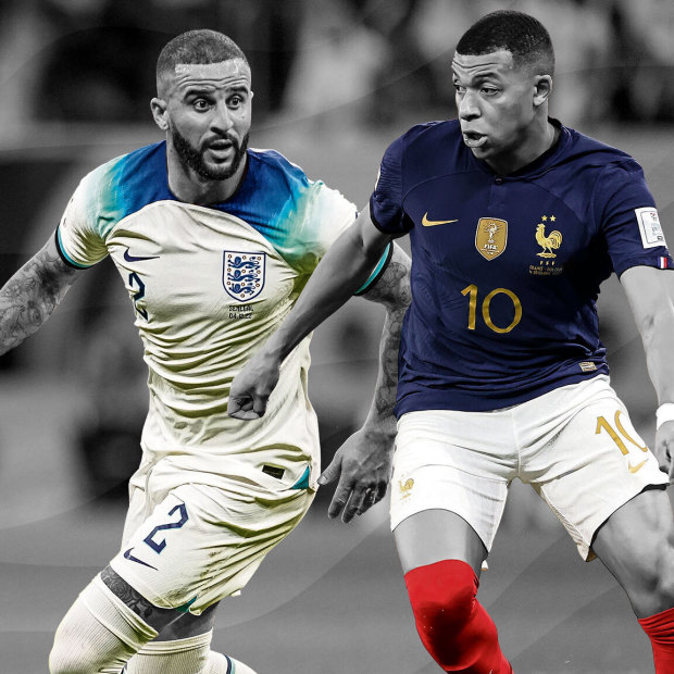 FIFA World Cup 2022 France vs England: Kylian Mbappe, Kyle Walker to ...