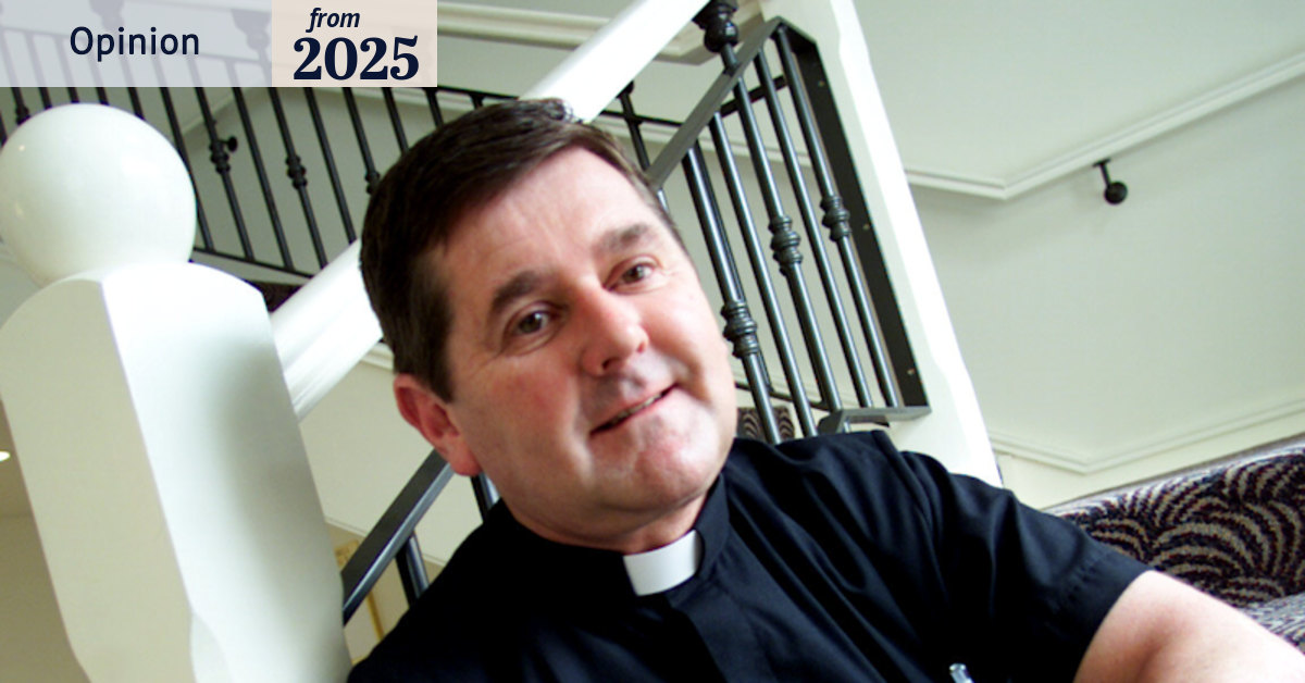 I was Father Chris Riley’s biographer. I’m so sad, but glad he got his ...