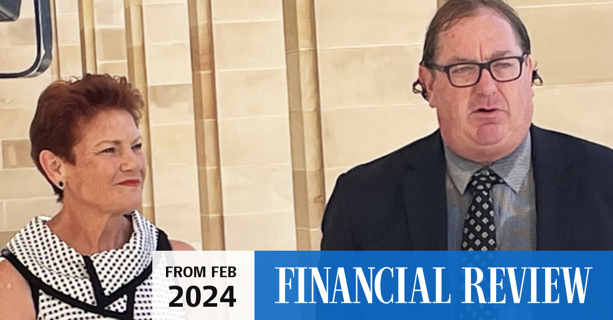 Pauline Hanson recruits WA crossbencher Ben Dawkins: “I’ve worn his shoes”.