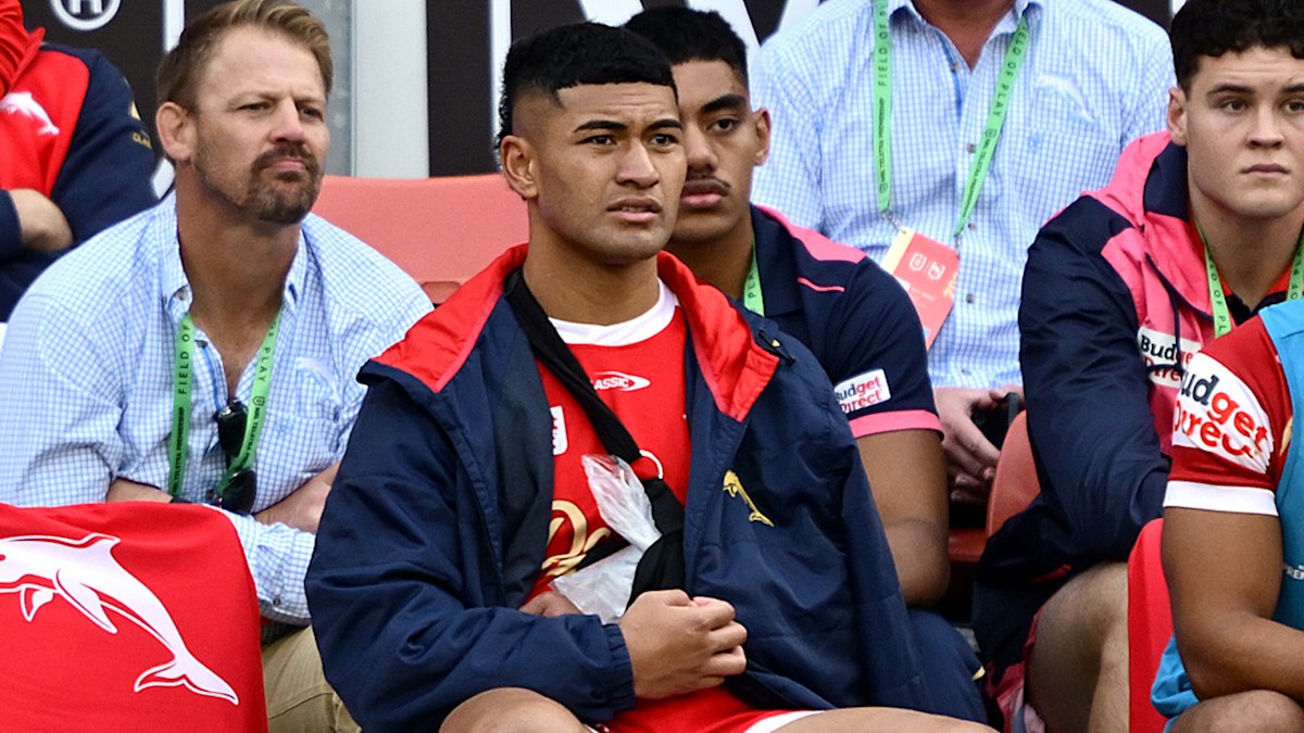 NRL news 2026: Dolphins captain Isaiya Katoa suffers broken arm vs ...