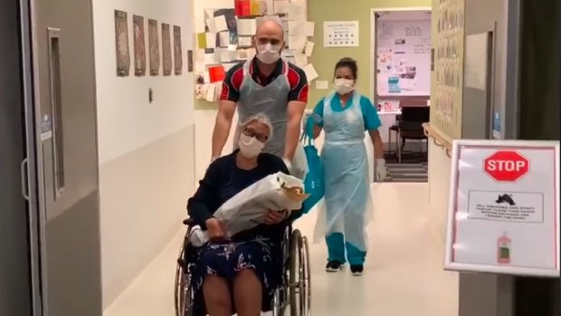 'Thank you for saving my life': Qld's first COVID-19 ICU patient released
