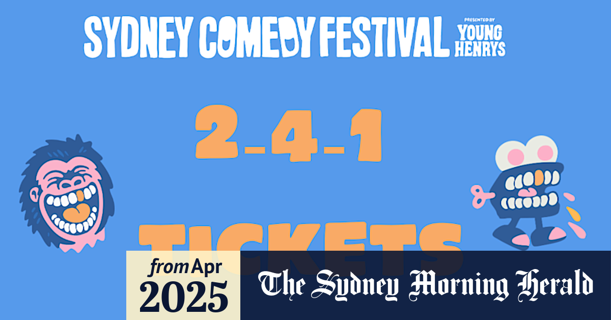 Get 2-for-1 tickets* to Sydney Comedy Festival