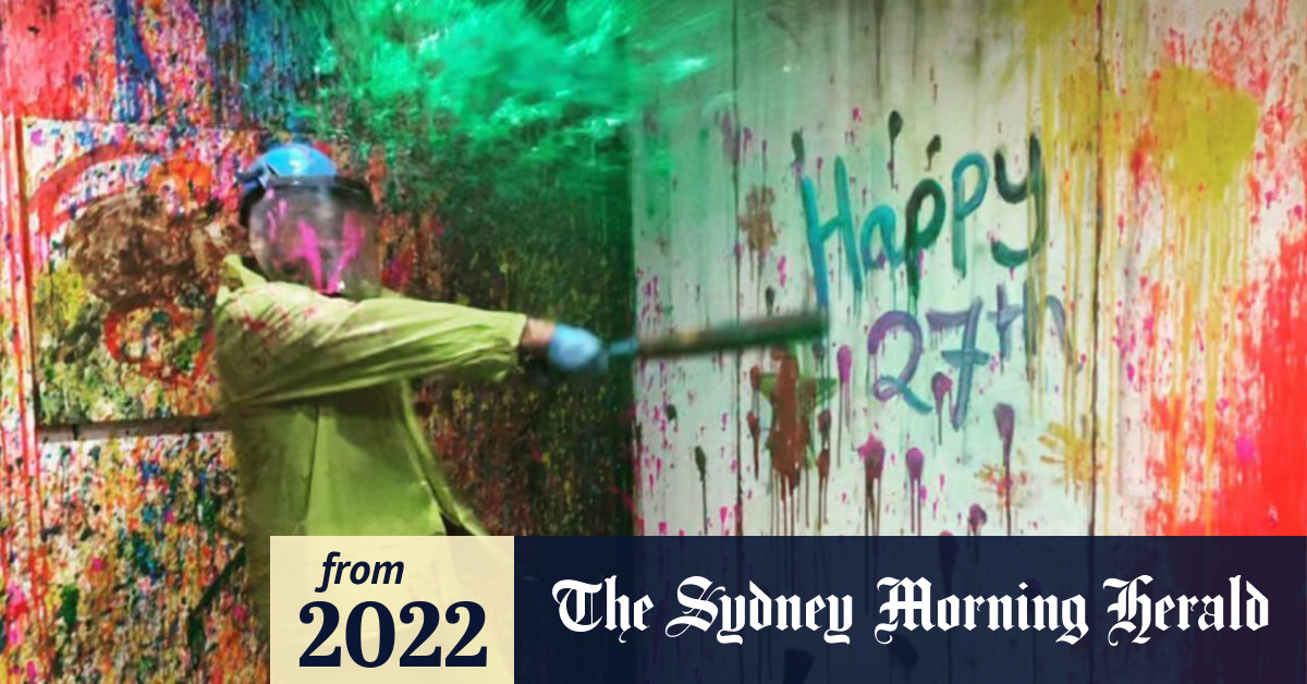 The therapeutic benefits of a ‘paint splash’ room