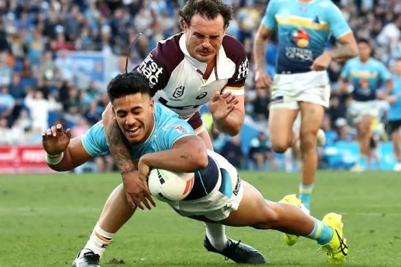 NRL 2024: In-form Gold Coast Titans belt injury-hit Brisbane Broncos