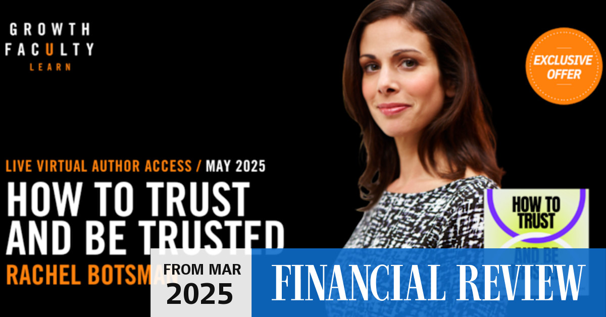 Special Offer: Rachel Botsman’s Trust Playbook and virtual event