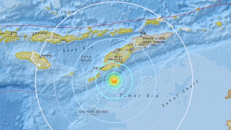 Timor Sea earthquake: