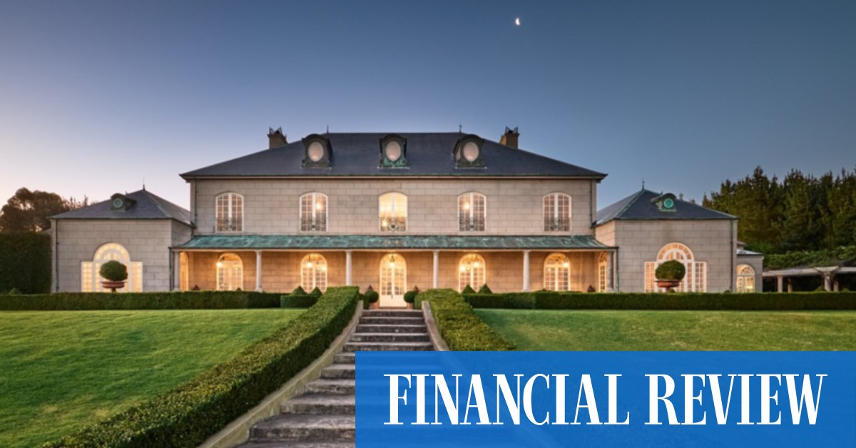 Luxury property: Aaron Parkhill lists Campbell Point House on the ...