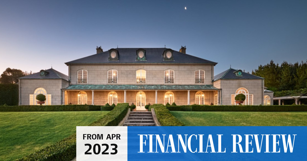 Luxury property: Aaron Parkhill lists Campbell Point House on the ...