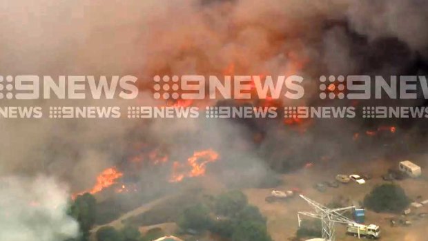 Fire crews get on top of raging inferno, blaze held at Anstey Road