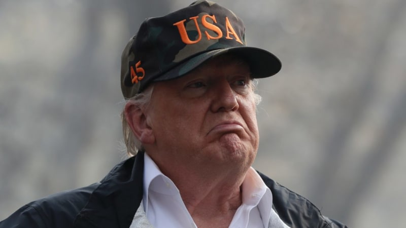 California fires: Donald Trump ridiculed over advice to 'rake forest ...