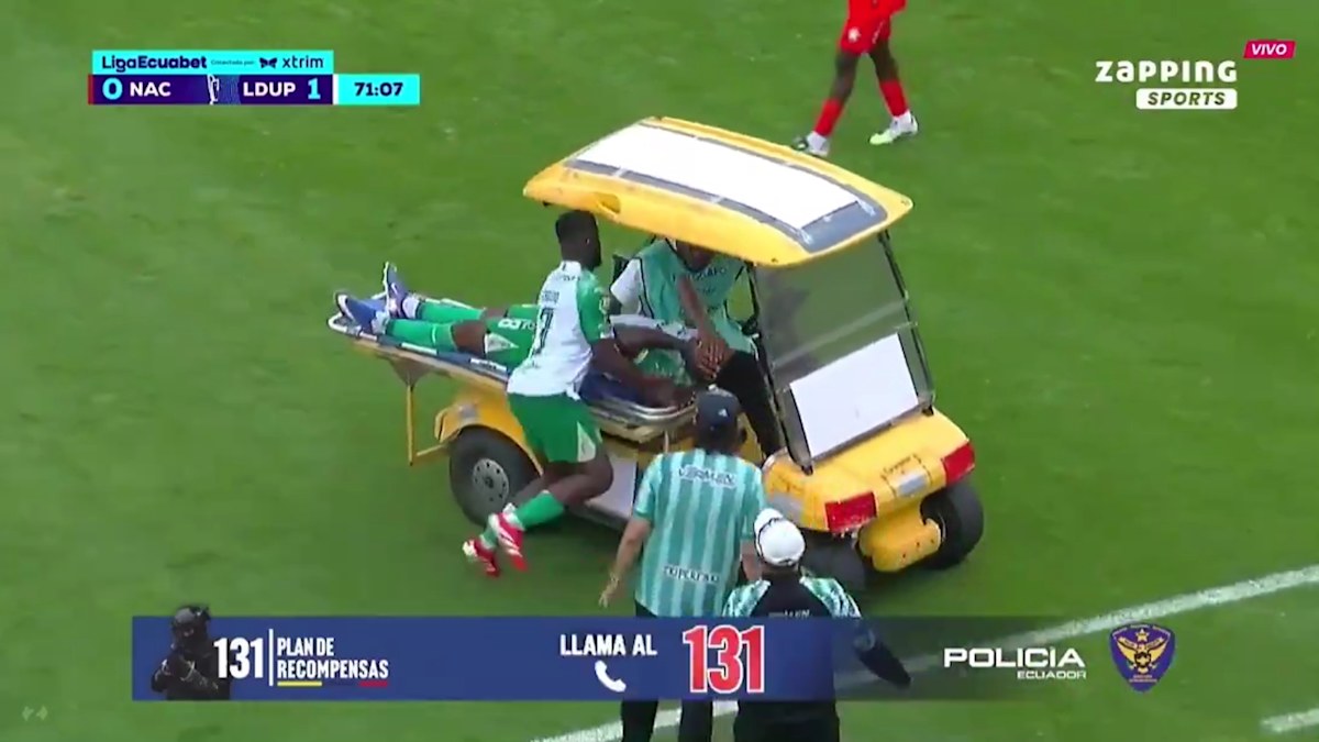Soccer videos 2026: Football player Edison Caicedo Ecuador injured by ...