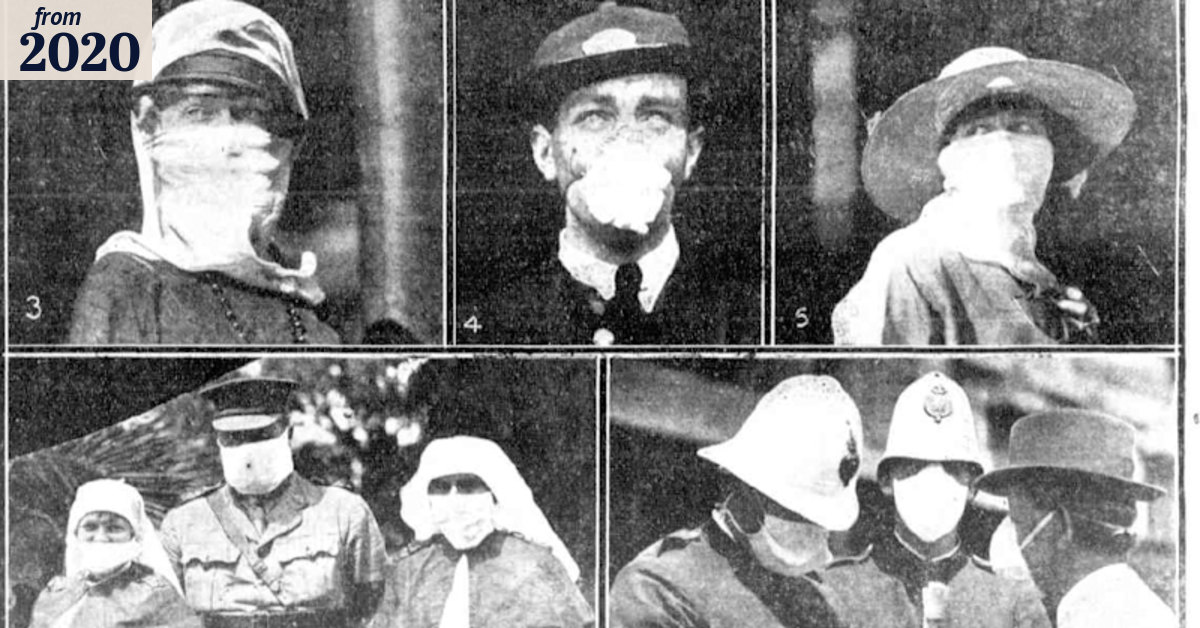 From the Archives, 1919: The day of masks