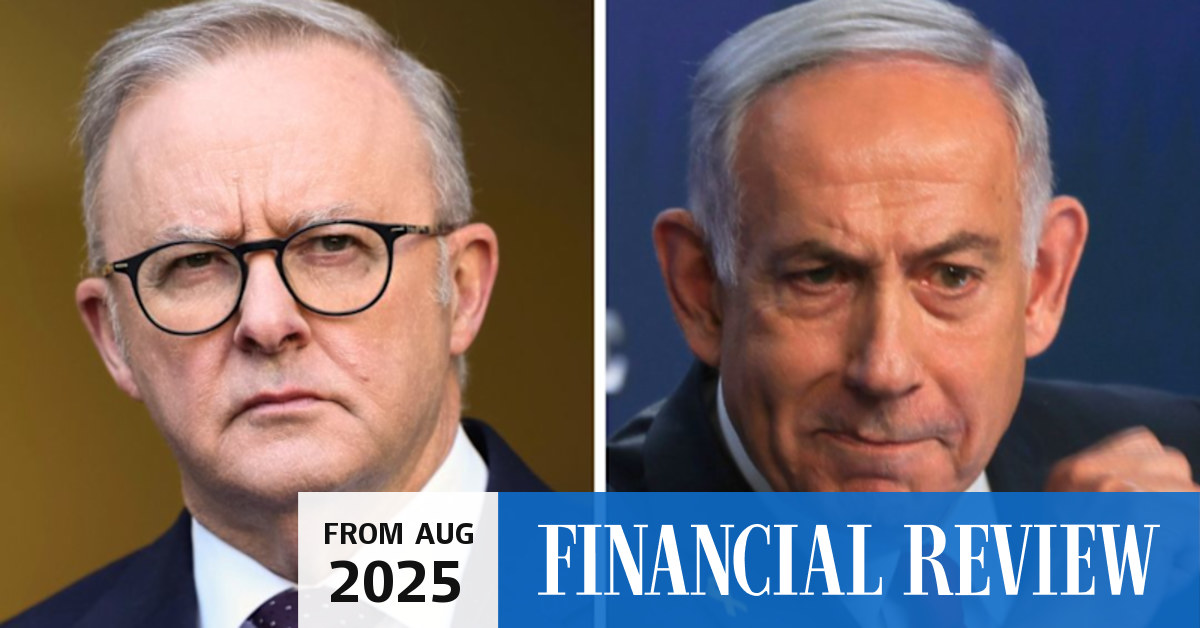 Israeli Prime Minister Benjamin Netanyahu slams Anthony Albanese as ...