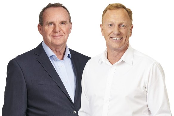 Millsy and Karl Langdon on Radio 6PR Breakfast