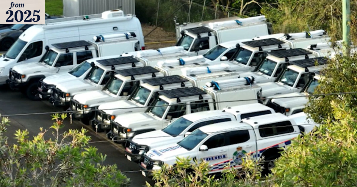 New Queensland police cars sitting idle at depot without specialist ...