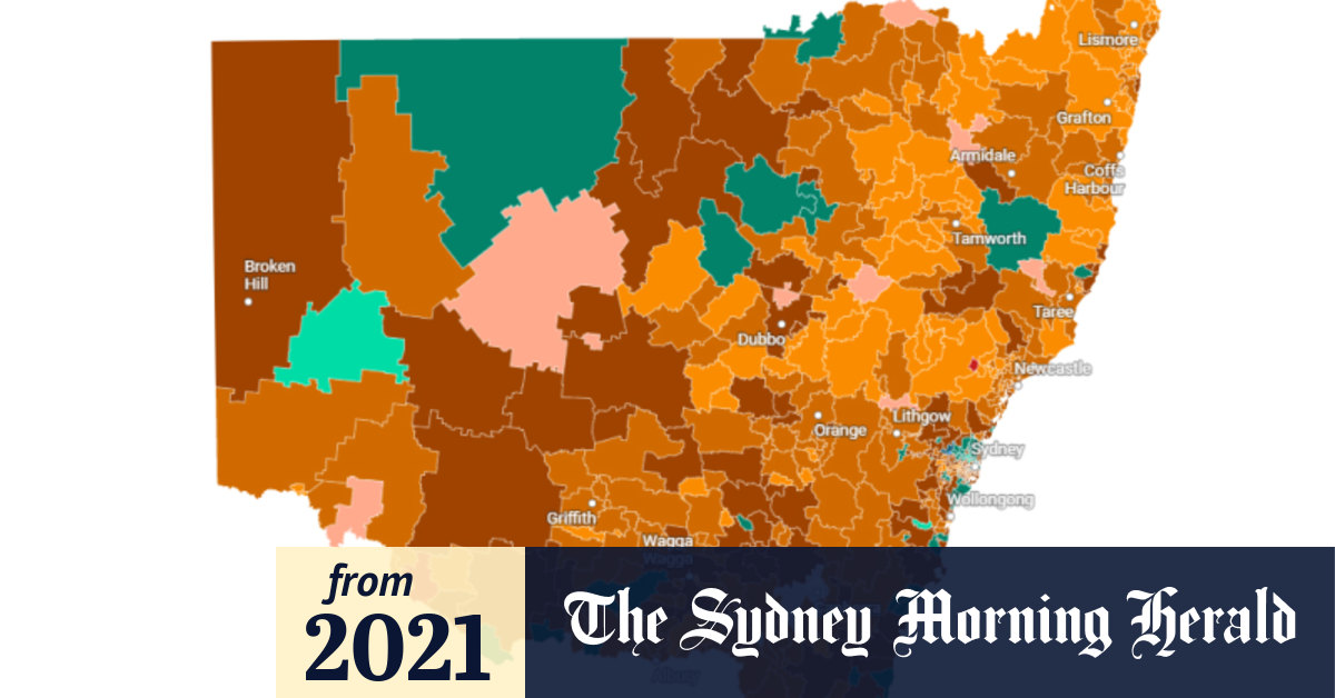 NSW COVID: How your postcode is faring as NSW hits 50% double-dose ...