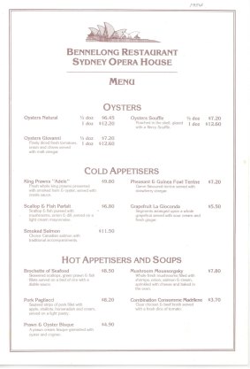 Dining at Sydney Opera House: Bennelong's $6 lunches and taste tour's ...