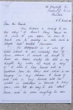 Anne Frank's father and the inspiring letters he sent to her diary's ...