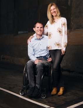 Two of us: Paul Crake and Daniela Zanon